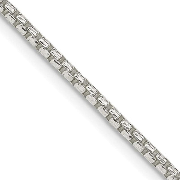 Seattle Gold Grillz - Silver Diamond Cut Box Chain