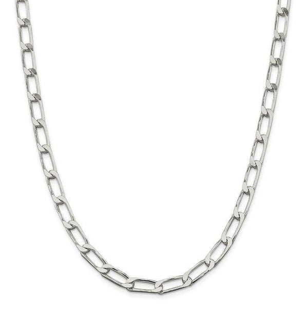 Seattle Gold Grillz - Silver Long Curb Chain Collection – SGG