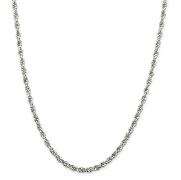 Silver Loose Rope Chain Collection - Seattle Gold Grillz