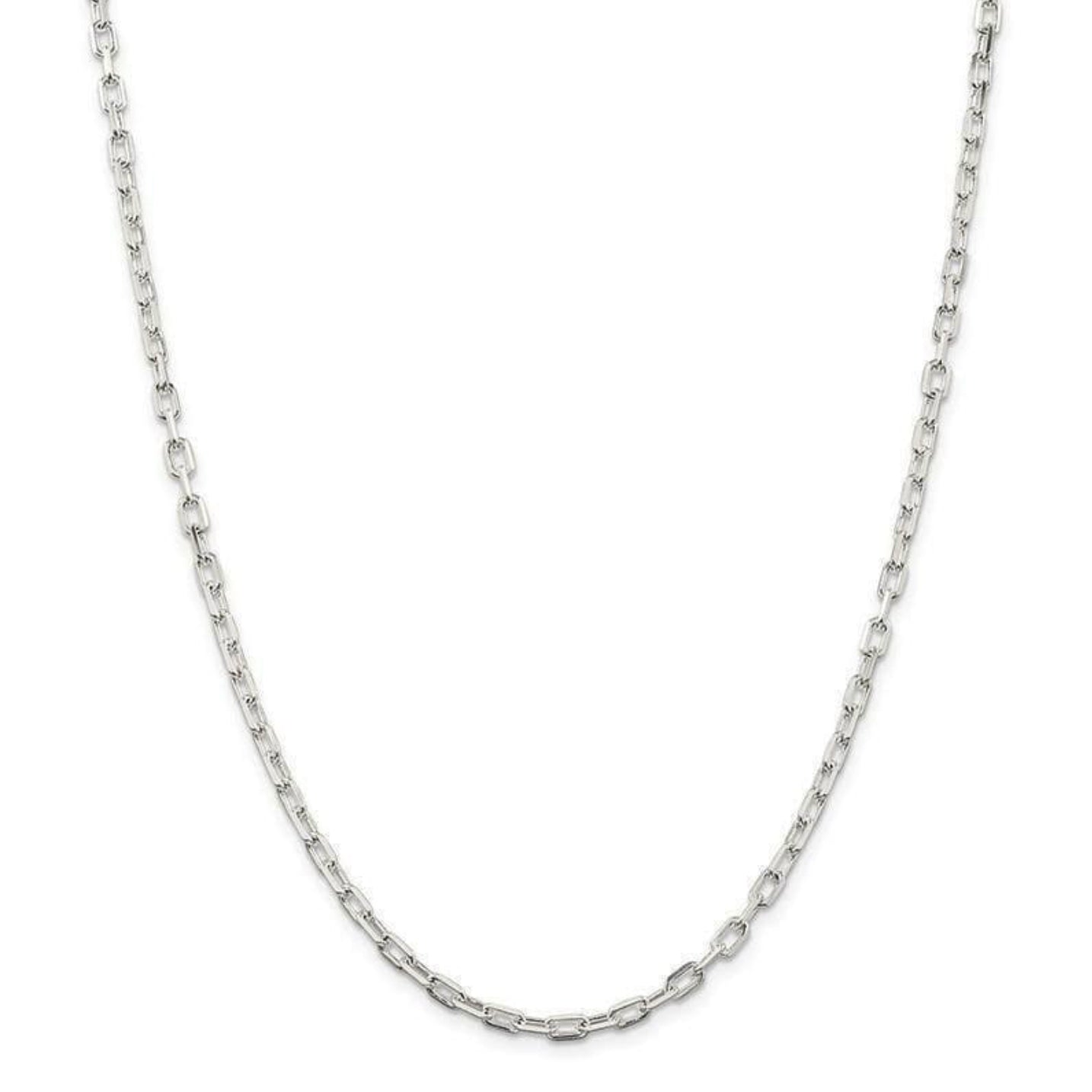 Silver Diamond Cut Open Link Cable Chain - #GoSeeFRED – SGG