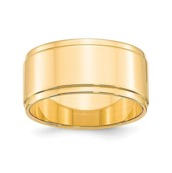 Gold Flat Step Down Edge Band - Seattle Gold Grillz