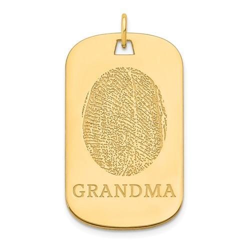 Gold Dog Tag Pendant Collection - Seattle Gold Grillz – SGG