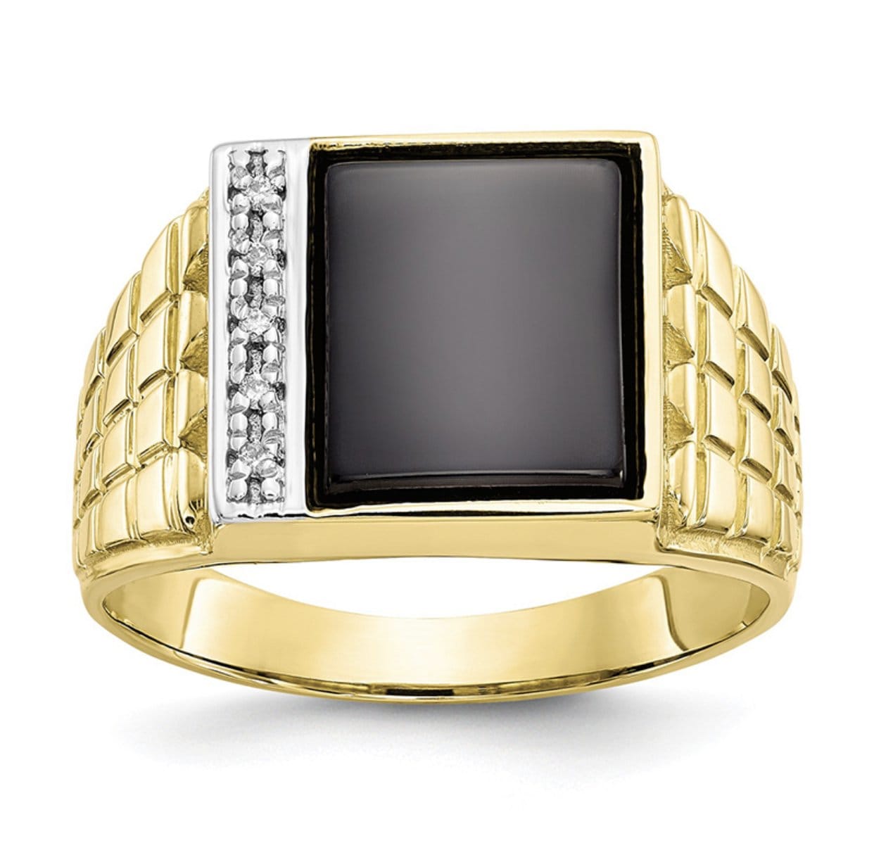 Gold Onyx Ring Collection made by Seattle Gold Grillz – SGG