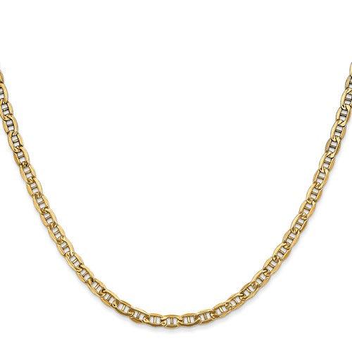 Gold Semi Solid Anchor Chain - Seattle Gold Grillz – SGG