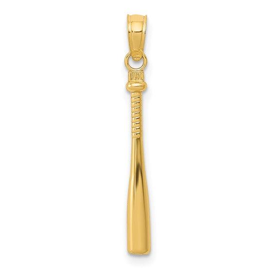 10k 3-D Baseball Bat Pendant – Seattle Gold Grillz