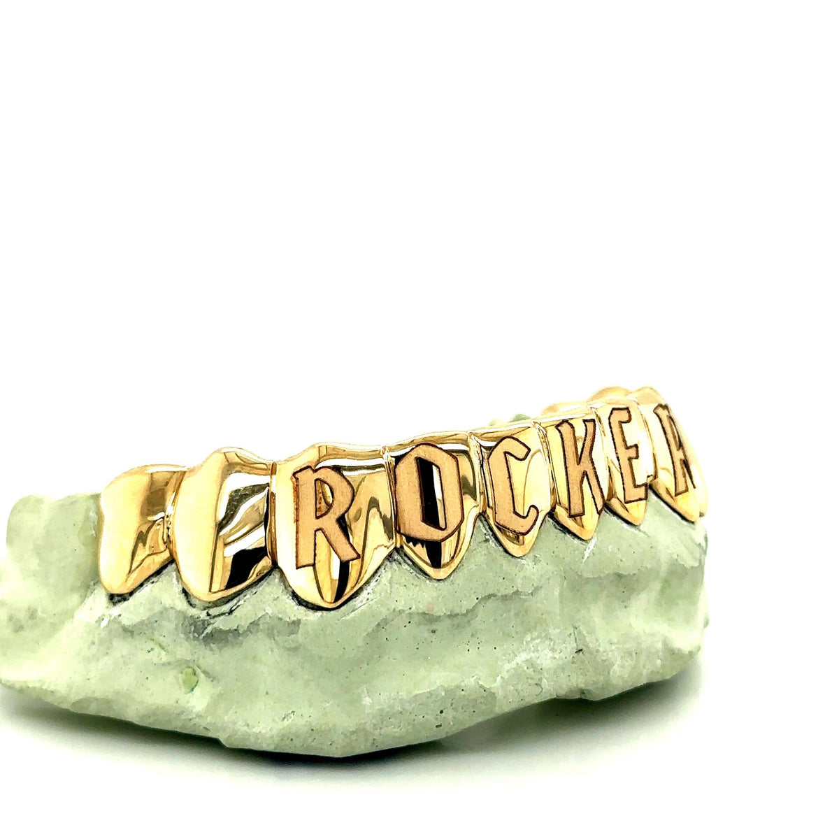 10pc Gold Bottom Letter Grillz - Seattle Gold Grillz – SGG