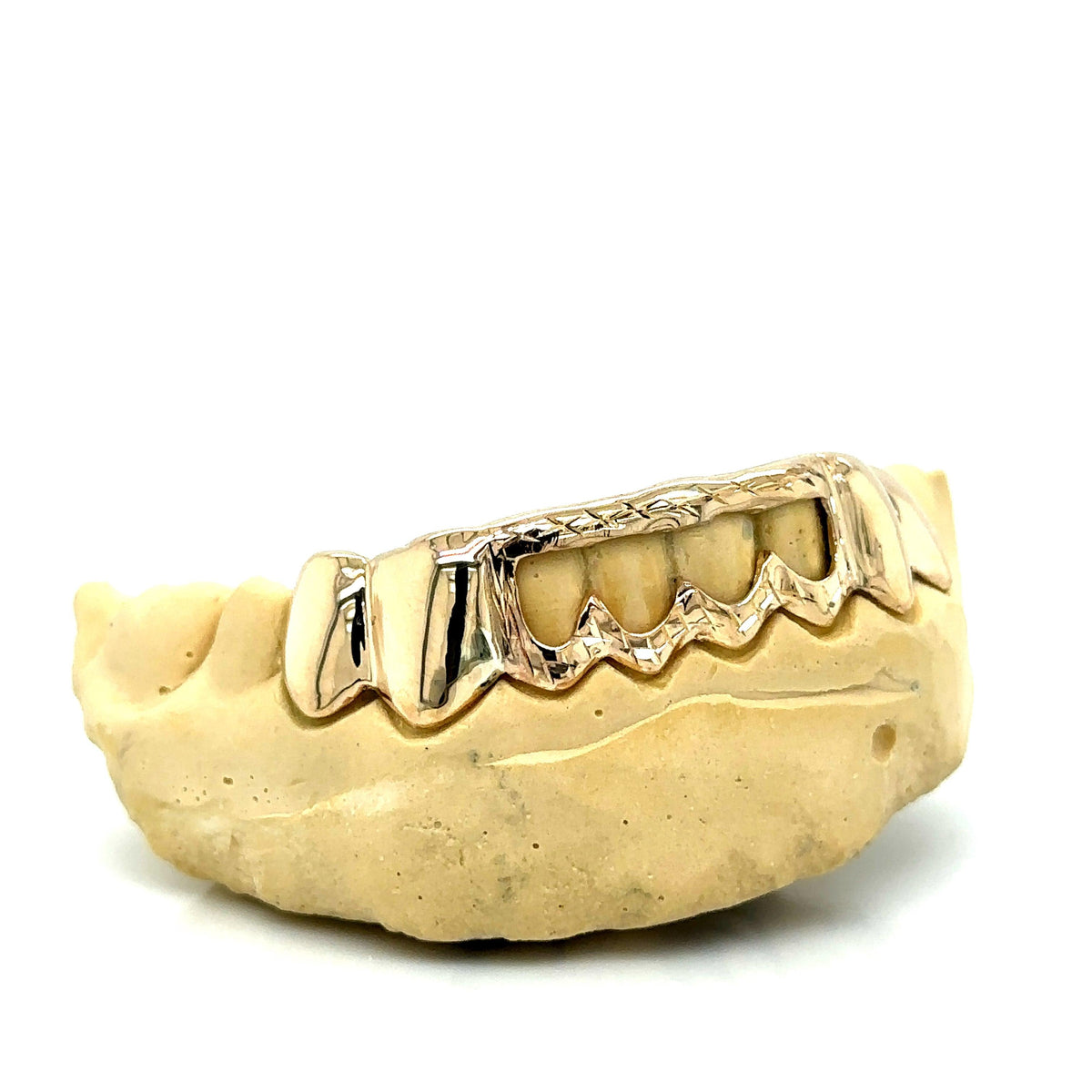 8pc Gold Trillion Open Face Bottom Grillz | Seattle Gold Grills ...