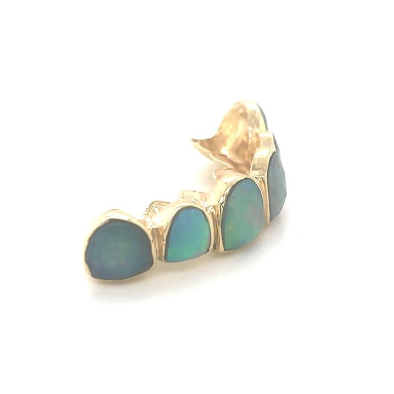 6pc Gold Black Opal Grillz – SGG