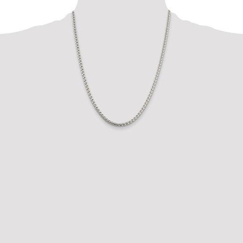 Sterling Silver 3.6mm Round Box Chain – Seattle Gold Grillz