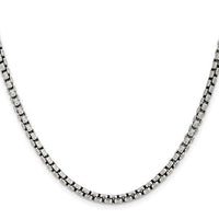 Sterling Silver 3.6mm Round Box Chain – Seattle Gold Grillz